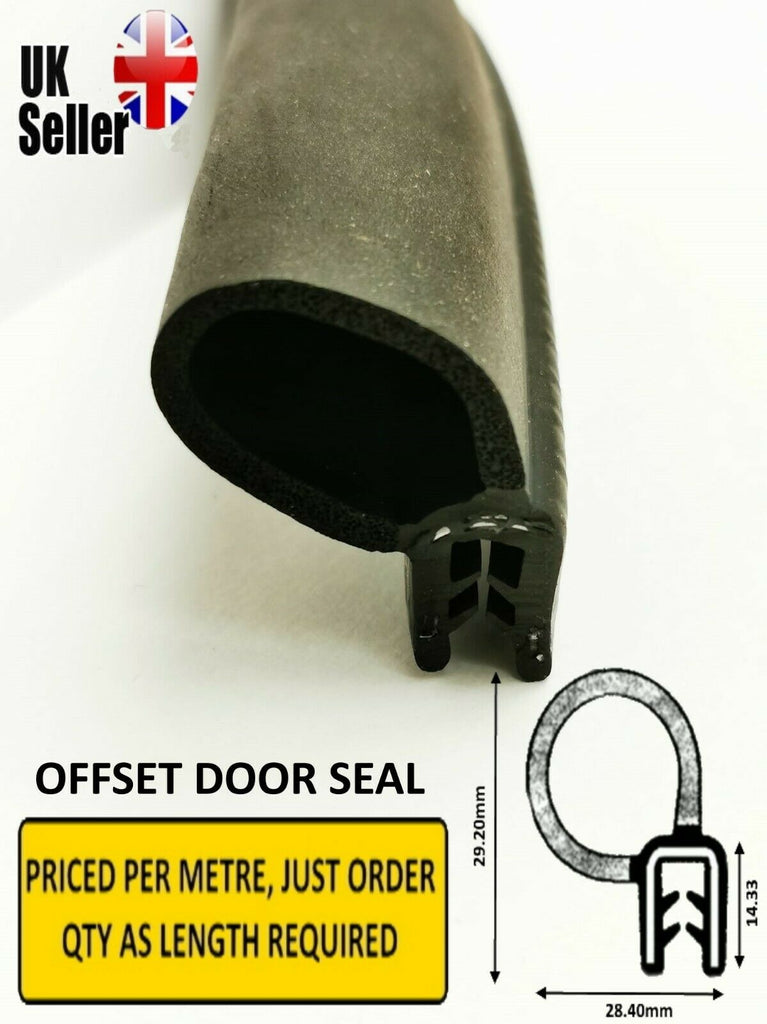 TSEC041 - Neoprene bubble offset top seal — The Seal Extrusion Company LTD